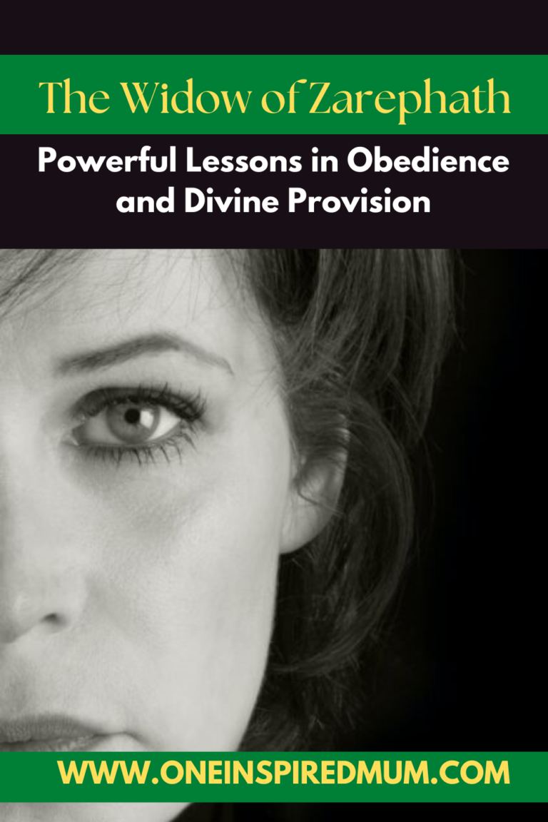 The Widow of Zarephath – Lessons in Obedience and Divine Provision ...