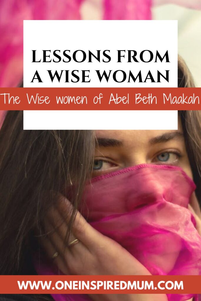 Lessons from the Wise Woman of Abel Beth Maakah | Oneinspiredmum